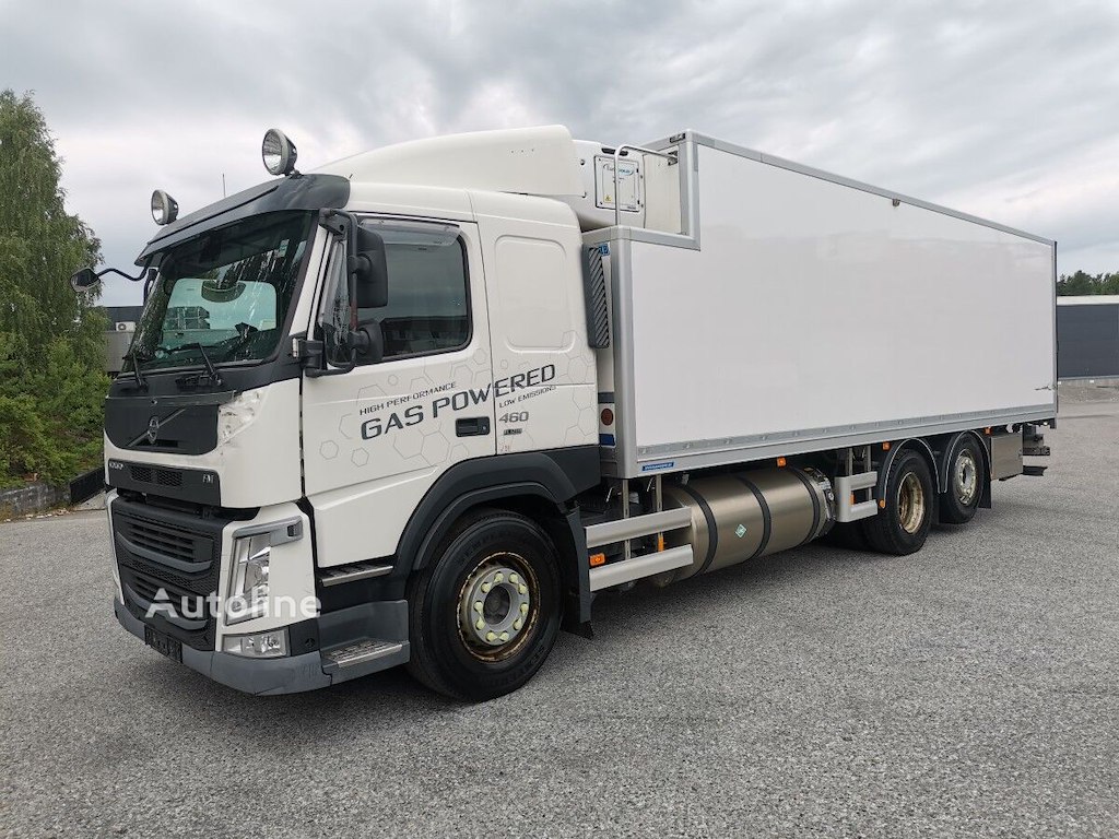 Prodaje se Volvo FM 460 LNG 6x2 kjølebil – Carrier – Zepro bakløfter – I-Shift kamion hladnjače na aukciji