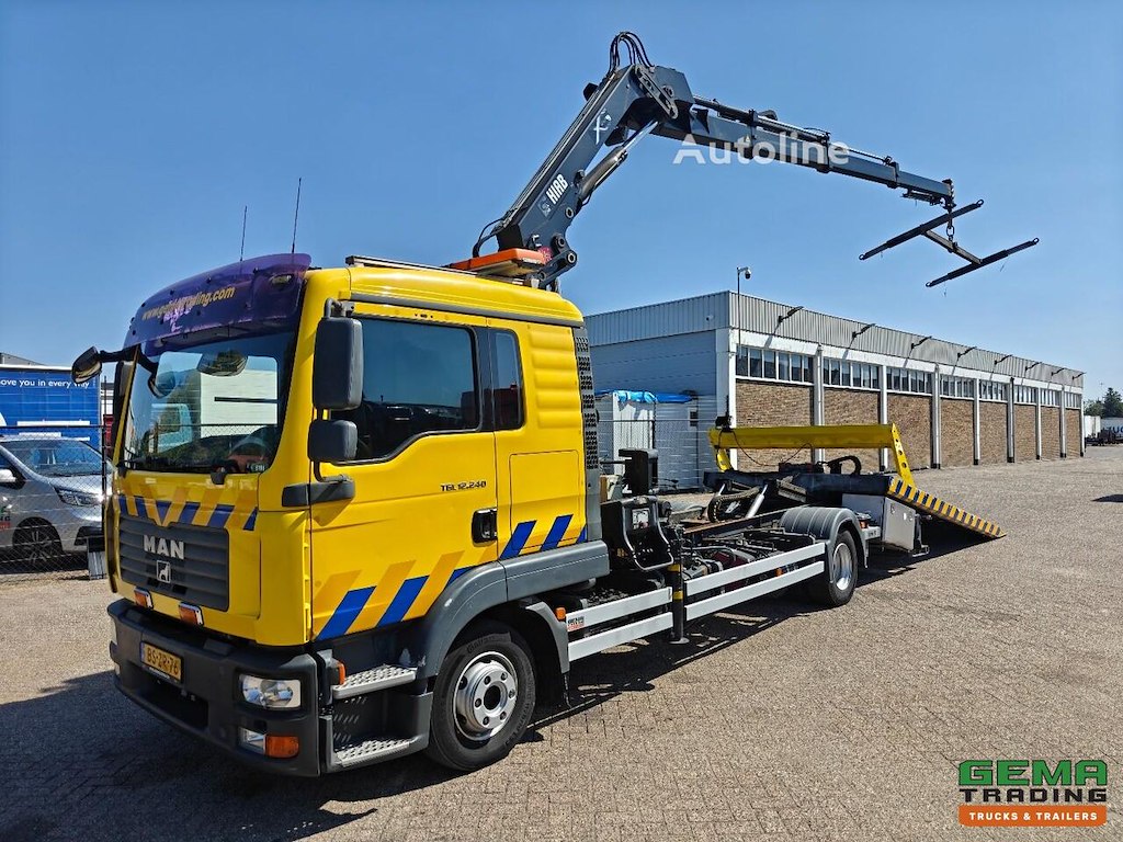 MAN TGL 12.240 4x2 Double Cab (6 pers) Euro 4 - Hiab122F3 + Omarz Pl šlep auto