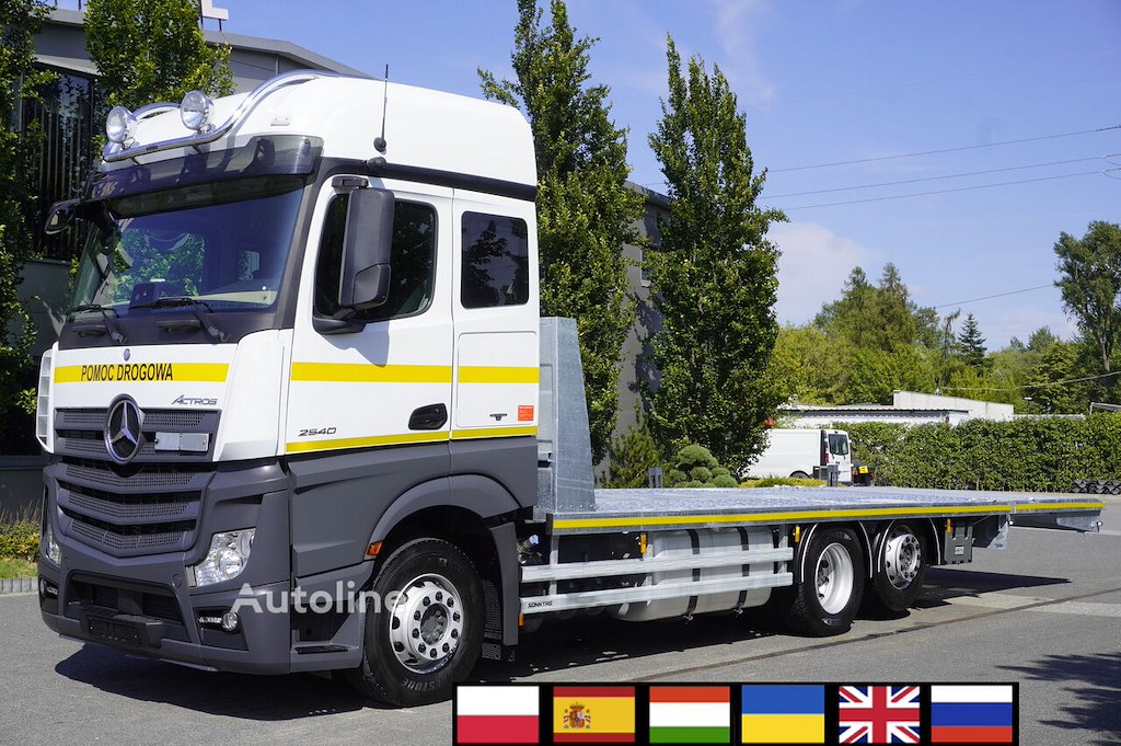 Mercedes-Benz Actros 2540 6×2 / 90 tho. km! / NEW GALVANIZED tow truck 9 m / 5 šlep auto
