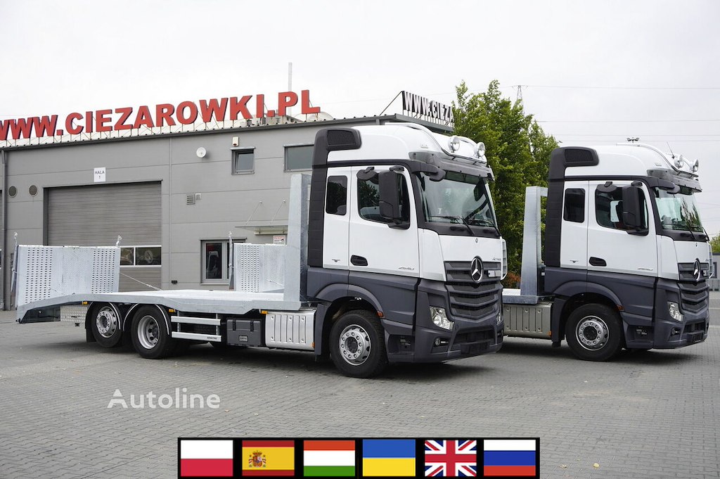 Mercedes-Benz Actros 2540 6×2 / 50 tho km! / NEW 7,8 m tow truck GALVANIZED / šlep auto
