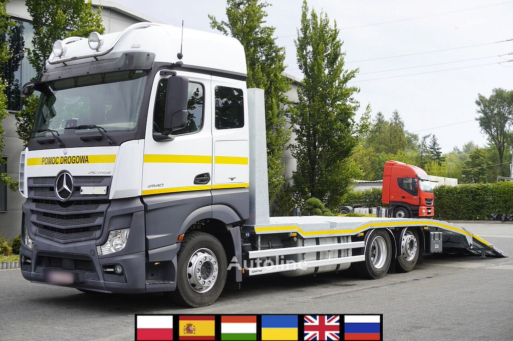 Mercedes-Benz Actros 2540 6×2 / 50 tho km! / NEW 7,8 m tow truck GALVANIZED / šlep auto