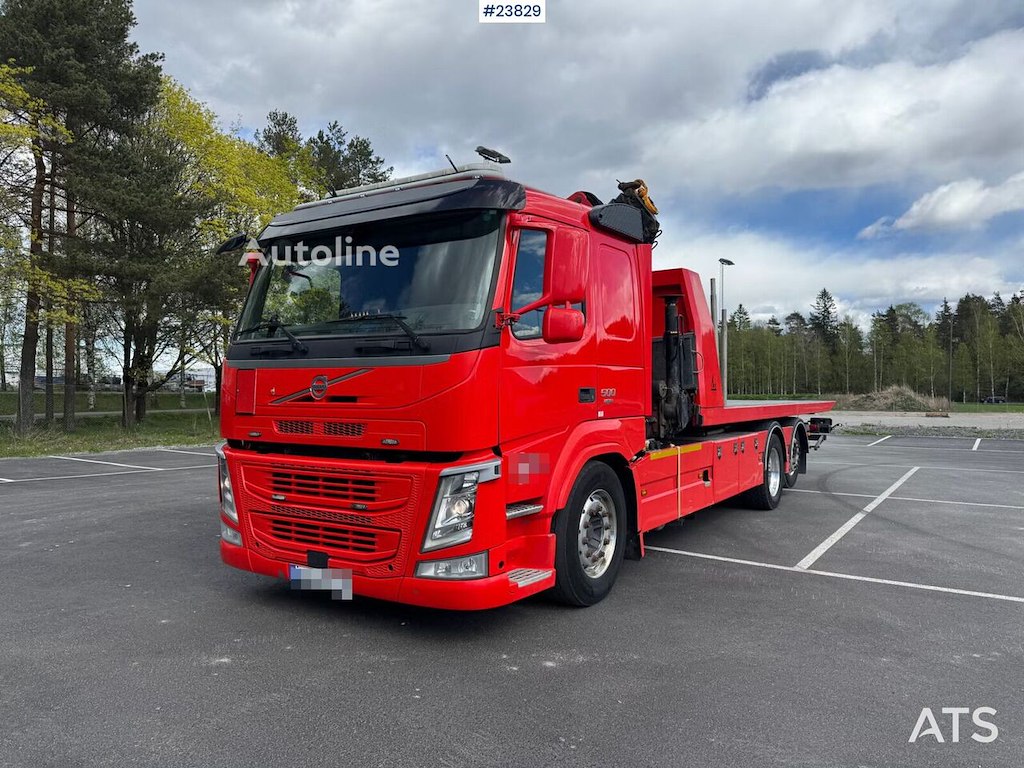 Volvo FM500 Kranbil/Bergingsbil – 19 t/m Palfinger – Falkom påbygg šlep auto
