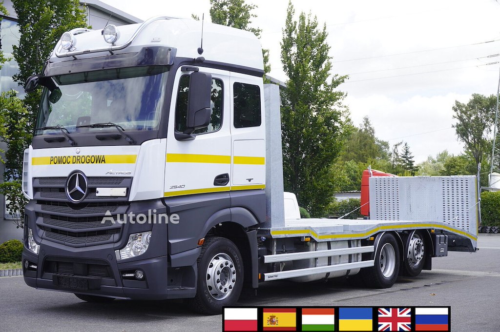 Mercedes-Benz Actros 2540 6×2 / 80 tho km! / NEW 7,8 m tow truck GALVANIZED / šlep auto