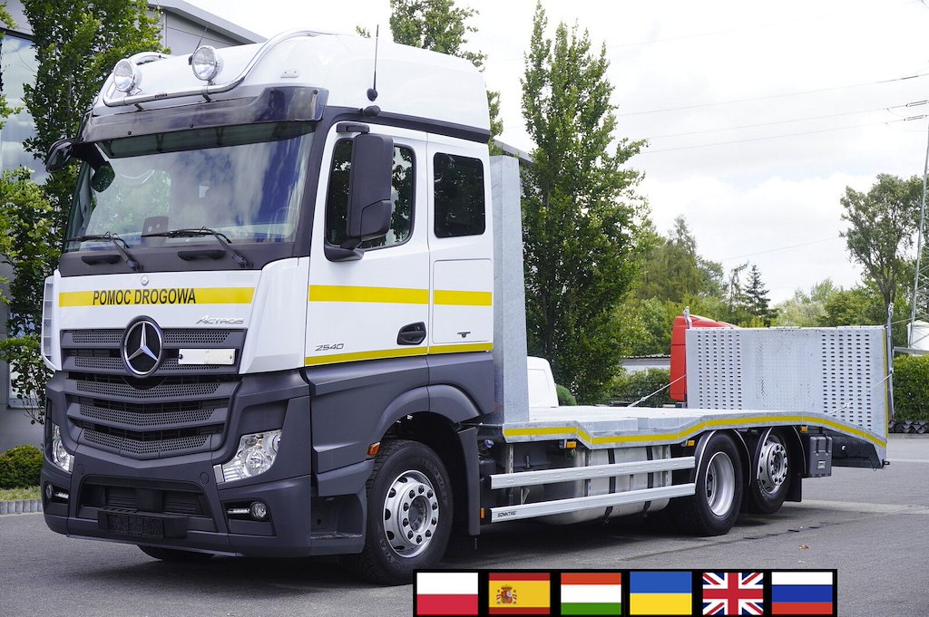 Mercedes-Benz Actros 2540 6×2 / 80 tho km! / NEW 7,8 m tow truck GALVANIZED / šlep auto