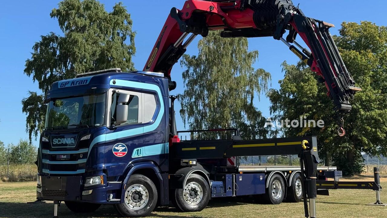 Prodaje se Scania R500 12.7 kamion platforme na aukciji