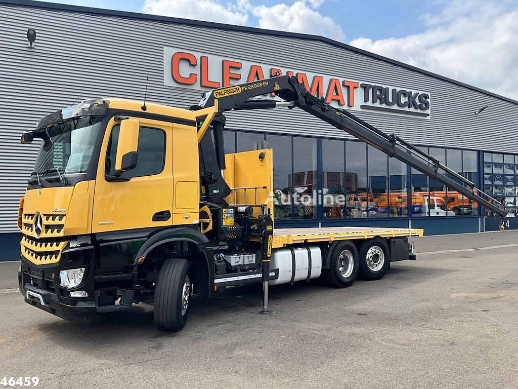 Mercedes-Benz Arocs 2851 Euro 6 Palfinger 22 Tonmeter laadkraan kamion platforma