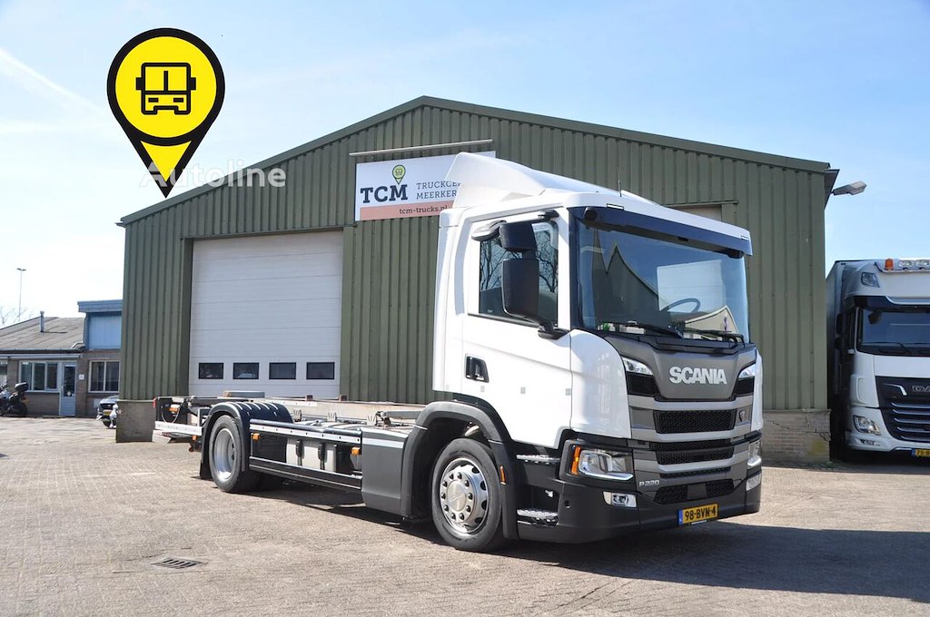Scania P220 108.801km 2023 BDF + DHOLLANDIA vozilo za prevoz kontejnera