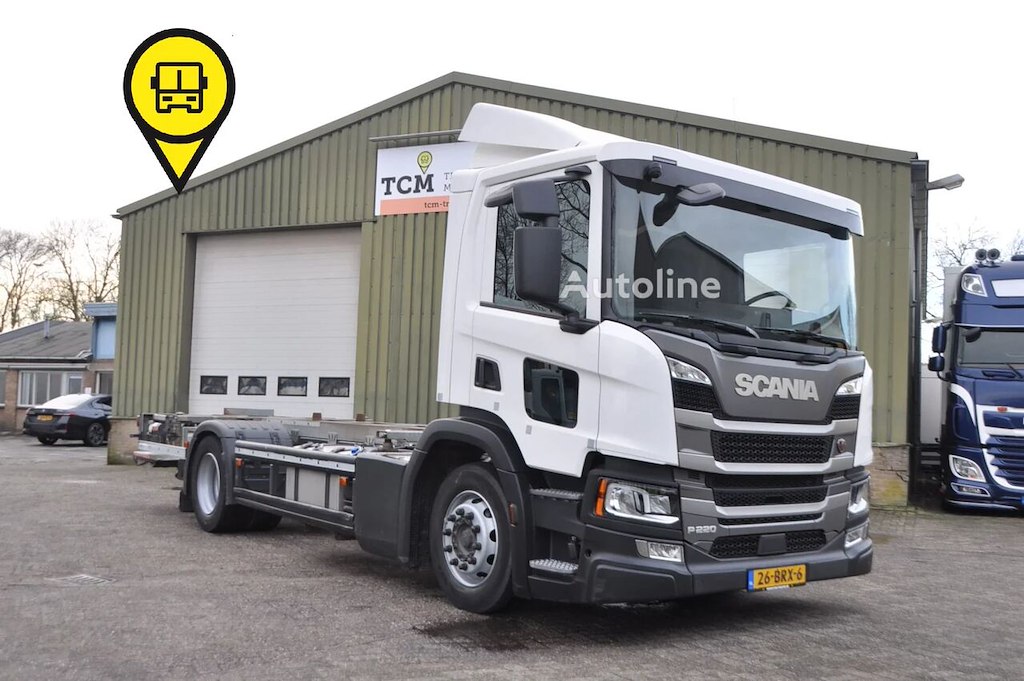 Scania P220 2021 BDF 270.700km DHOLLANDIA vozilo za prevoz kontejnera