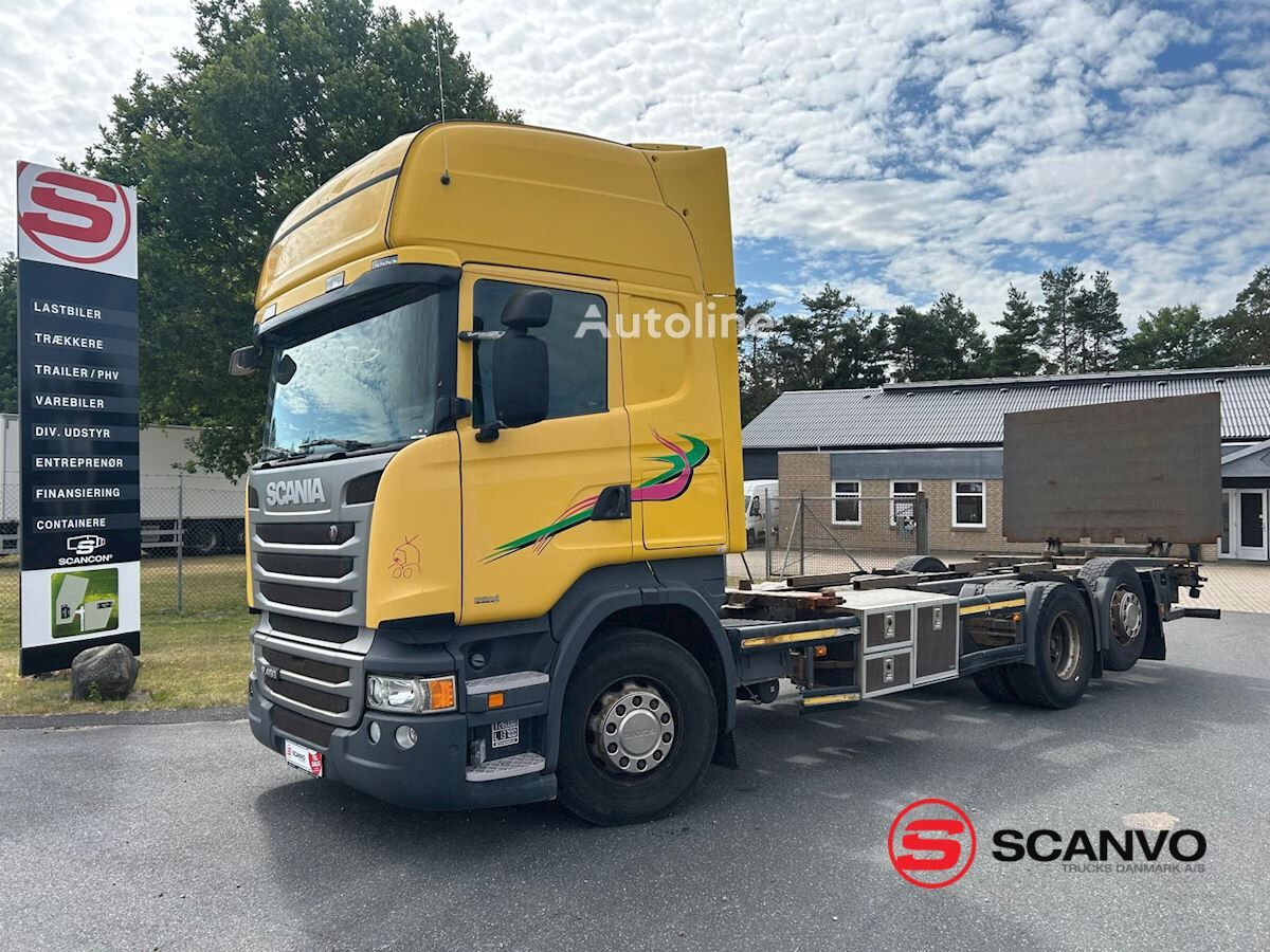 Scania R450 LB vozilo za prevoz kontejnera