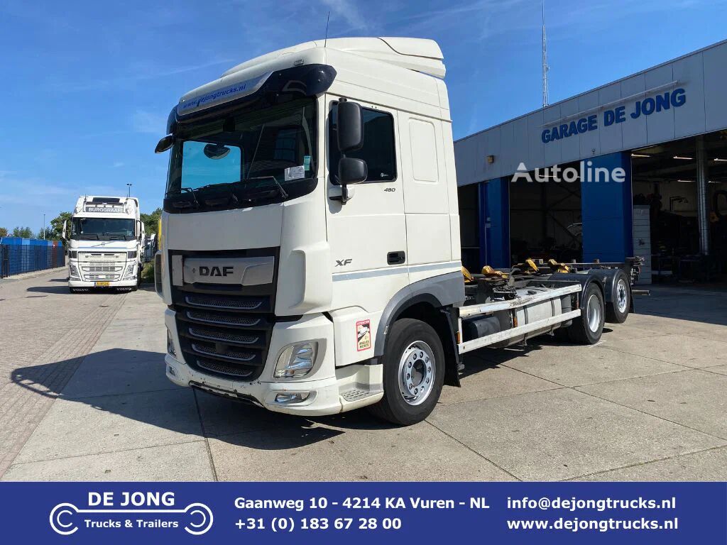 DAF XF 106.480 SC / BDF / 2x Tank / Full Air vozilo za prevoz kontejnera