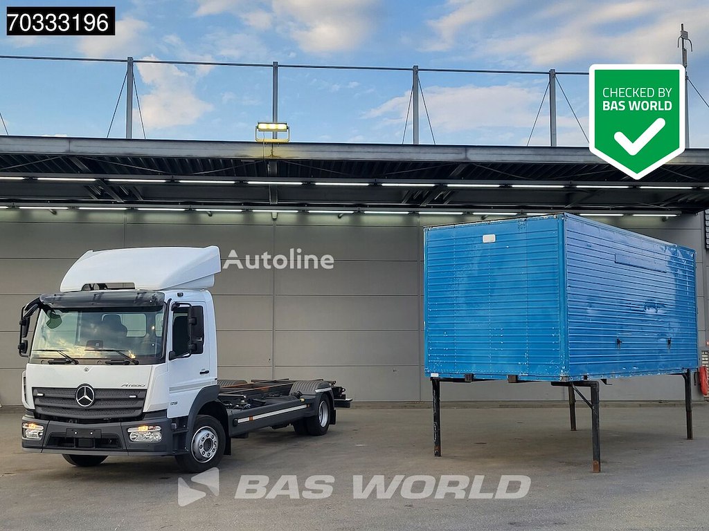 Mercedes-Benz Atego 1218 4X2 12tonner LOW Mileage! BDF + box Cruise control Au vozilo za prevoz kontejnera