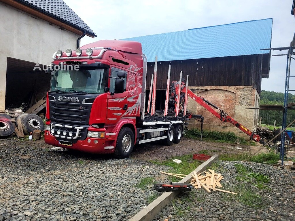 Scania R520 kamion za prevoz drva