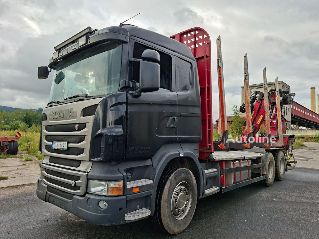 Prodaje se Scania R 620 V8 6X4 + PENZ 15Z9.50 kamion za prevoz drva na aukciji