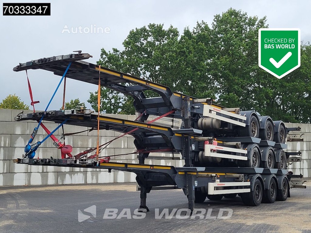 Kässbohrer CS Lift Axle 40ft poluprikolica za prevoz kontejnera