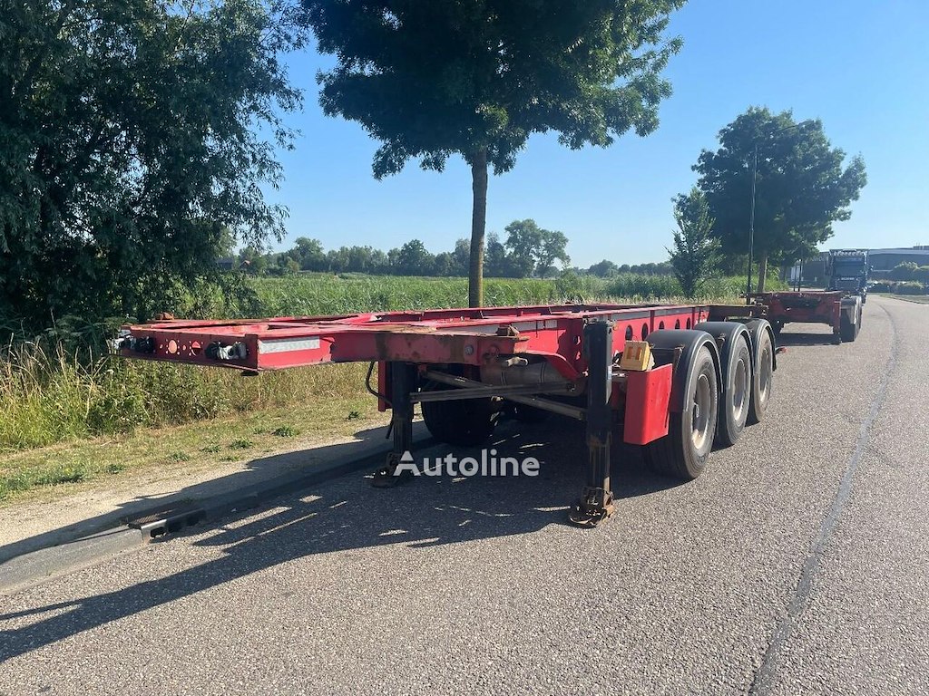 Fliegl SDS380 poluprikolica za prevoz kontejnera