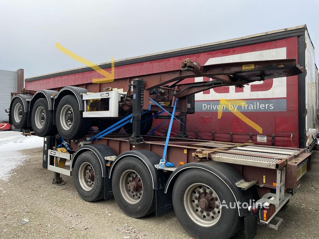 Van Hool 3B0049 poluprikolica za prevoz kontejnera