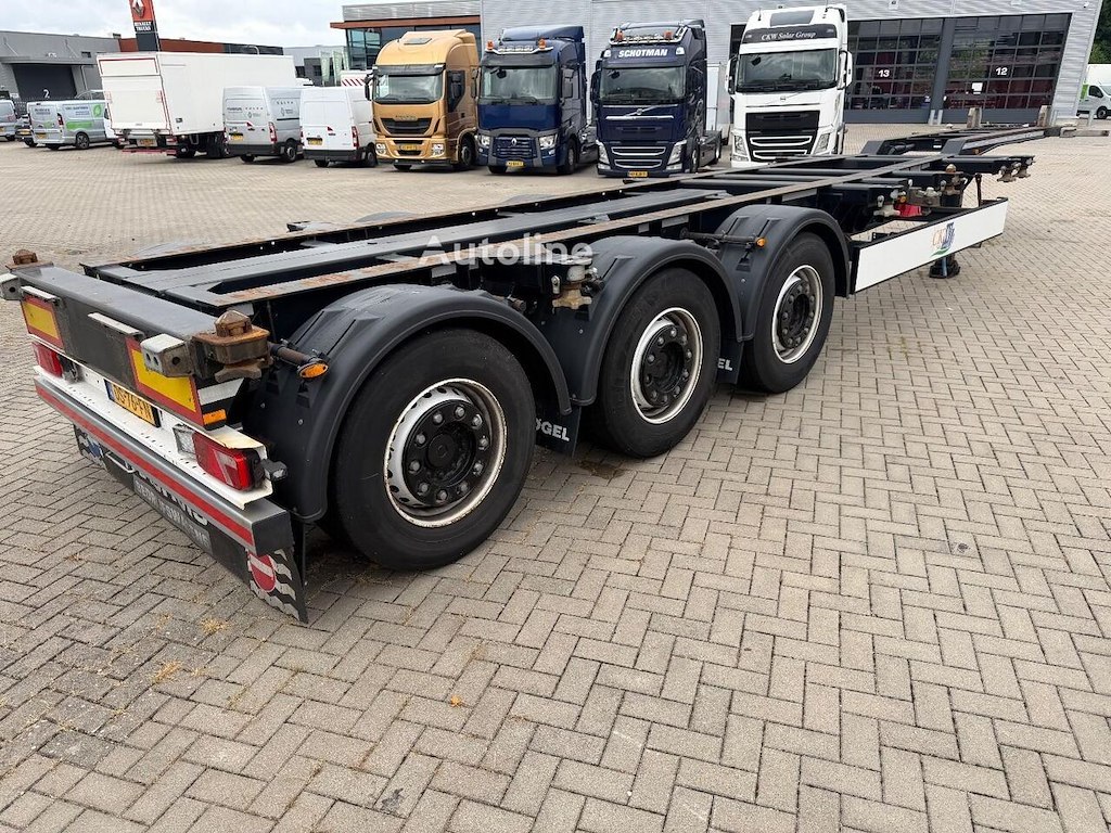 Kögel PORT 45 DUPLEX poluprikolica za prevoz kontejnera