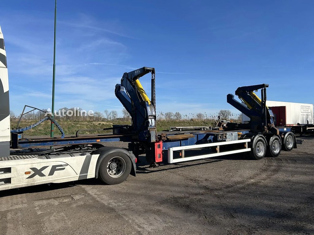 Pacton Sidelloader / 20ft / 40 ft / Remote control poluprikolica za prevoz kontejnera