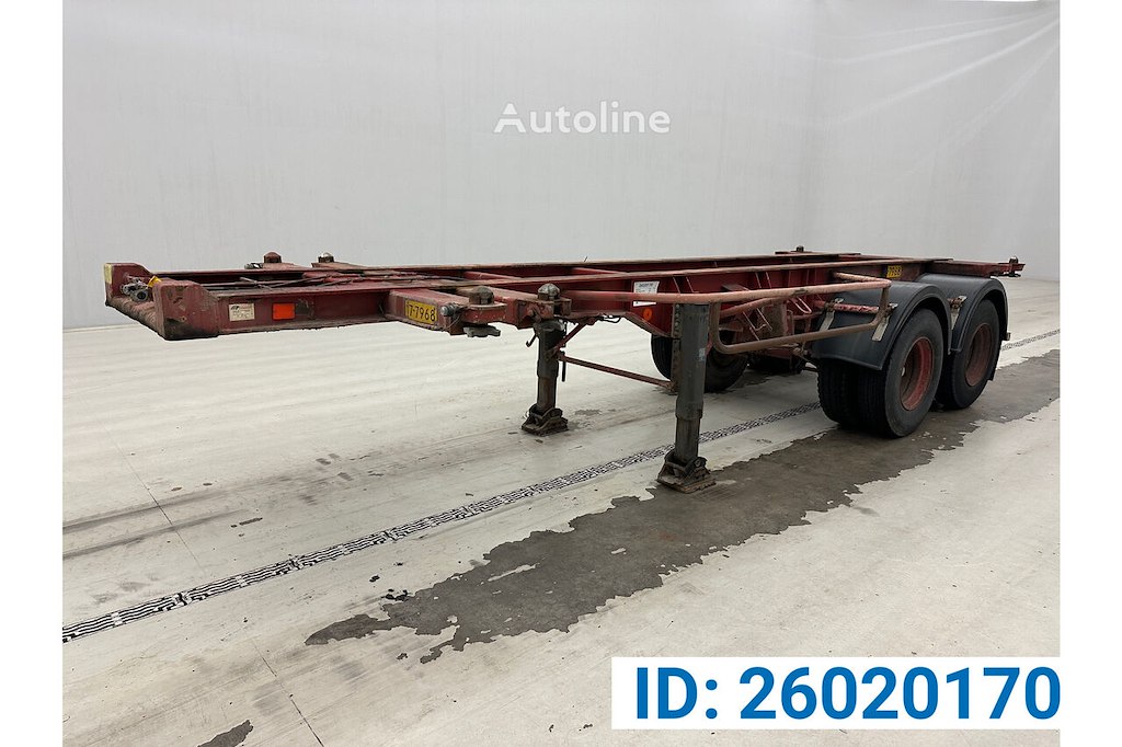 Fruehauf poluprikolica za prevoz kontejnera