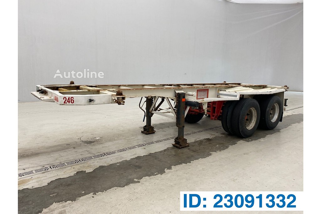 Flandria Skelet 20 ft* poluprikolica za prevoz kontejnera