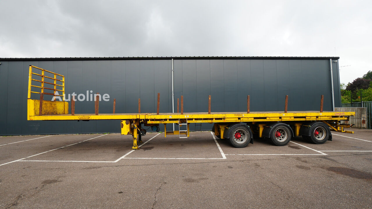 Nooteboom 3 axle extendable flatbed trailer poluprikolica platforma