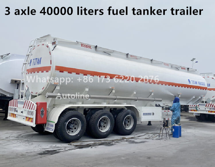 Nova Titan New 40000 Liters Fuel Tanker Trailer For Sale in Mali cisterna za goriva i maziva