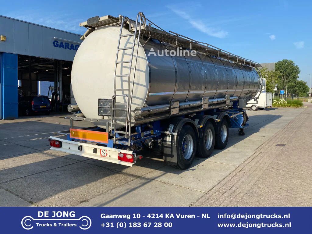 Van Hool Tank / 33.280 LT / 4 compartments / ADR / Inox poluprikolica autocisterna