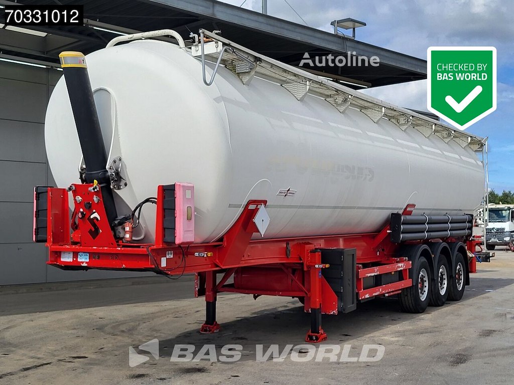 Spitzer SK 2766 CAL 3 axles TÜV 01/27 ADR 66m3 cisterna silos