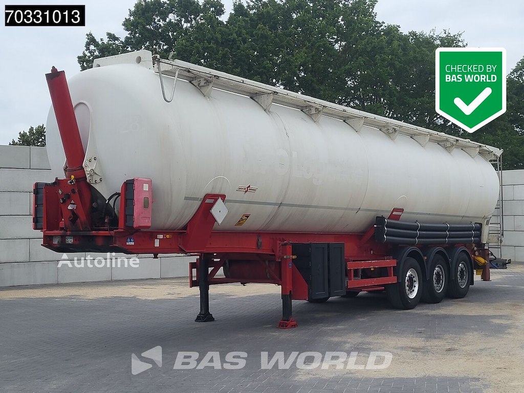Spitzer SK 2766 CAL 3 axles TÜV 07/27 ADR SAF cisterna silos