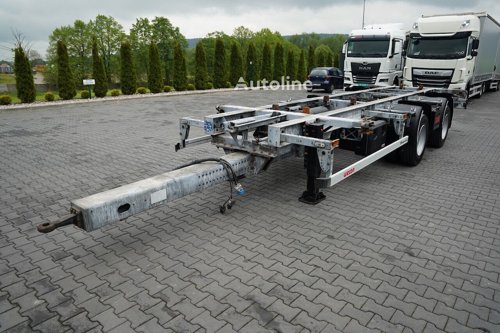 Wecon TANDEM / BDF / 7,15 , 7,45 , 7,82 M / DO PRZEWOZU KONTENERÓW prikolica za kontejnere