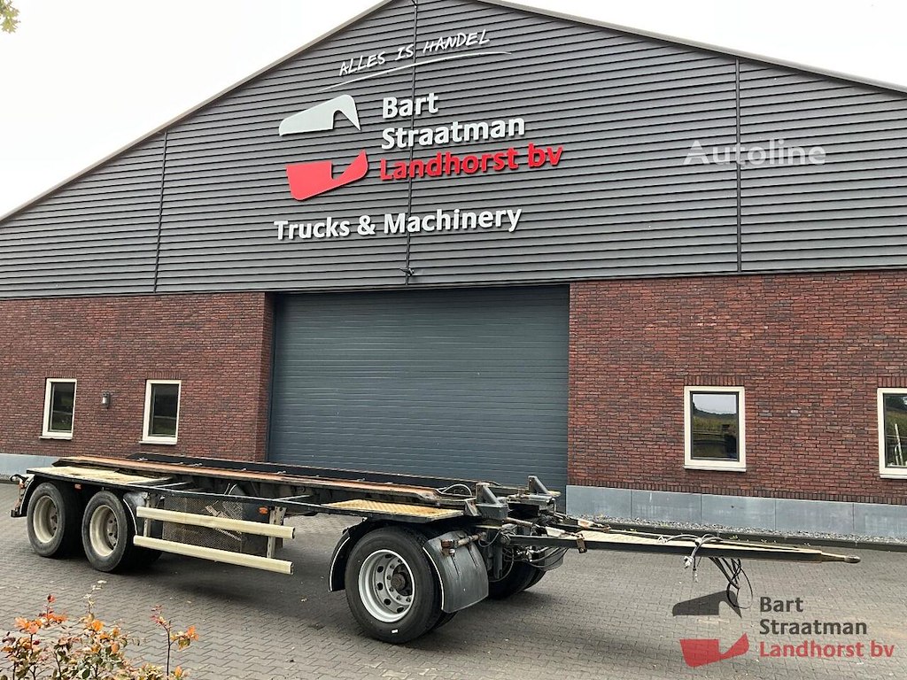 Floor FLA-10-18 3 assige luchtgeveerde containeraanhanger. prikolica za kontejnere