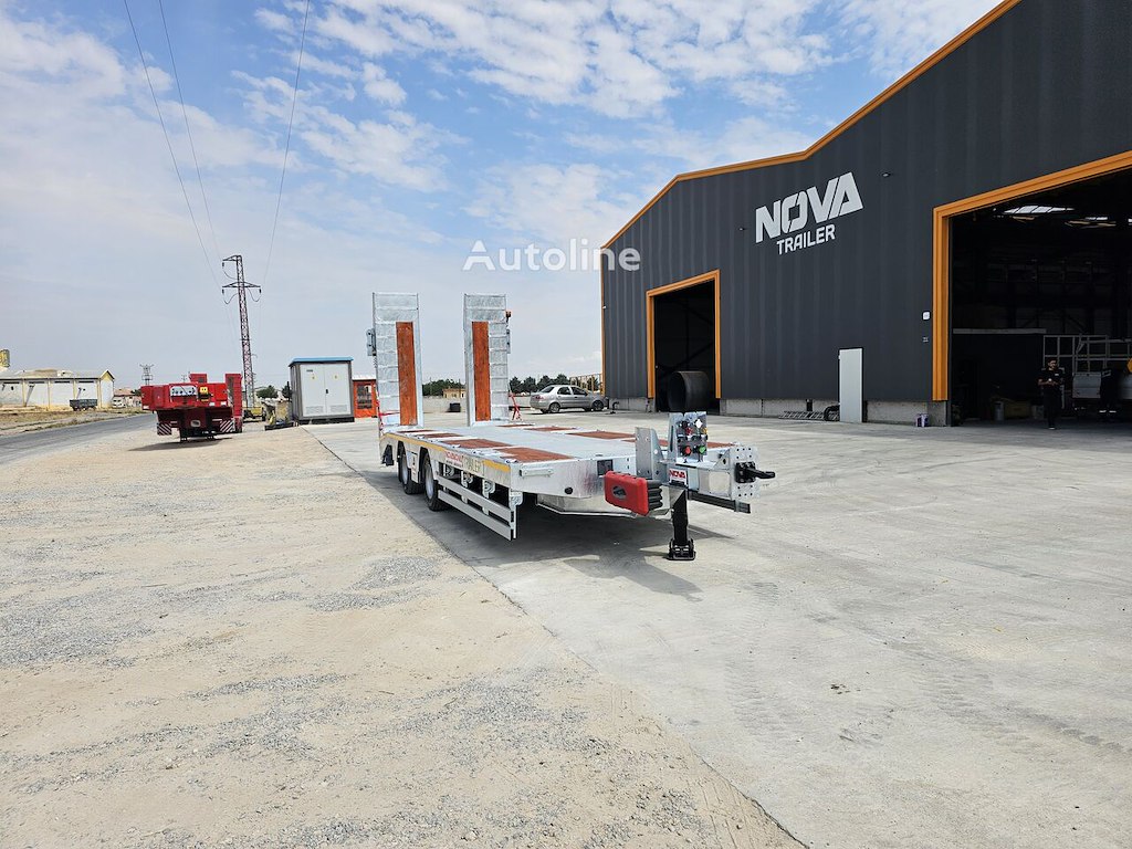 Nova Nova Tridem Platform Trailer with Ramp prikolica sa niskom platformom
