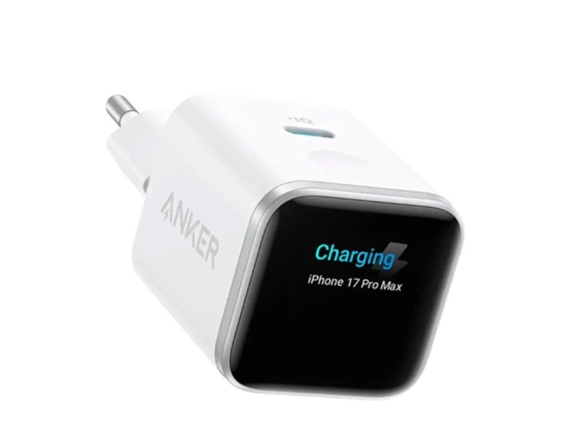 ANKER NANO KUĆNI PUNJAČ SA EKRANOM 45W, TYPE C, BELI