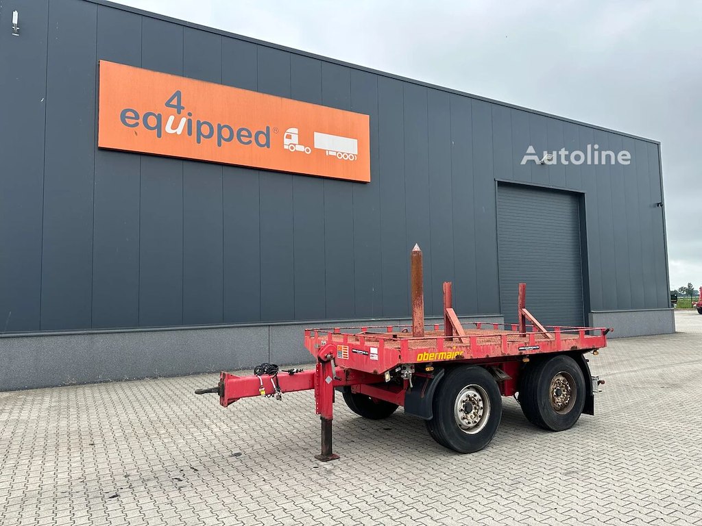 Obermaier OS2-B180L BALLAST / 18.000KG / DISCBRAKES / NL-TRAILER / 2x avai prikolica platforma