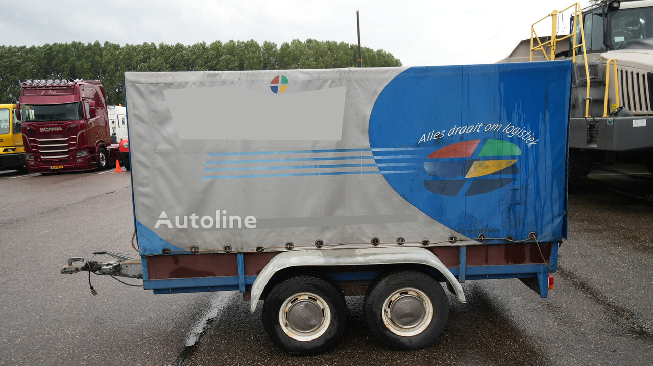 EQUIPE Taurpalin trailer broken axle! prikolica sa ceradom