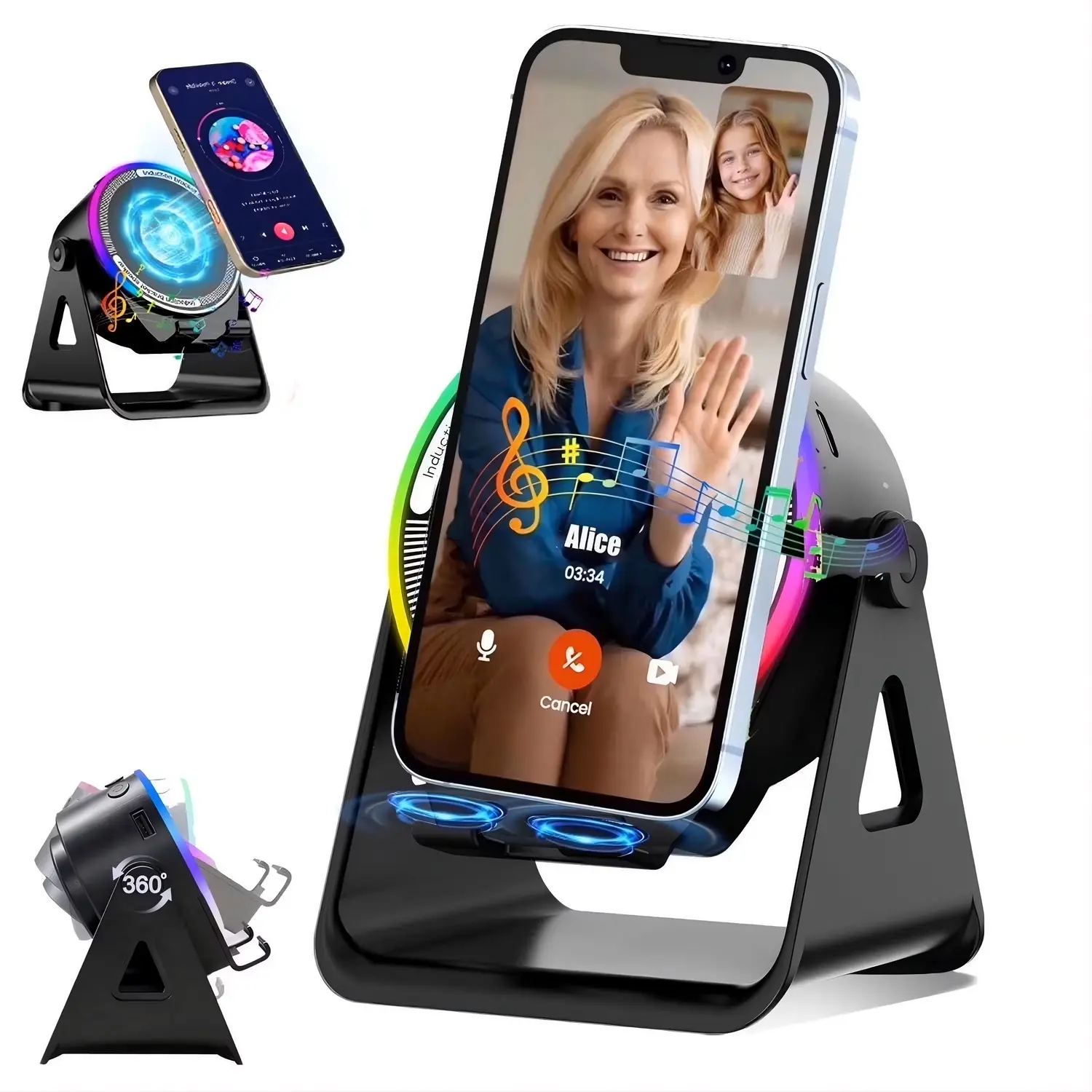 Bluetooth Zvučnik sa Držačem za Telefon
