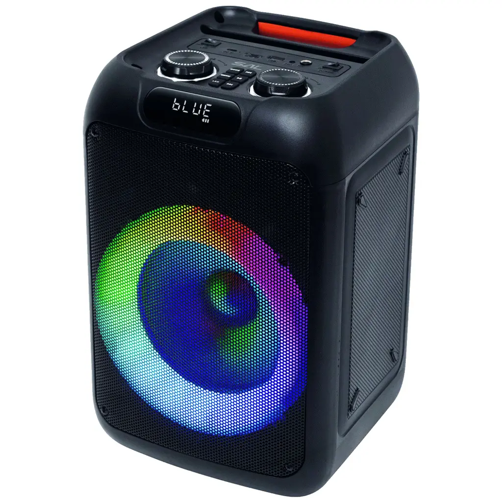 SAL bežični zvučnik sa mikrofonom PAR200, Bluetooth, LED efekti, 50W, crni