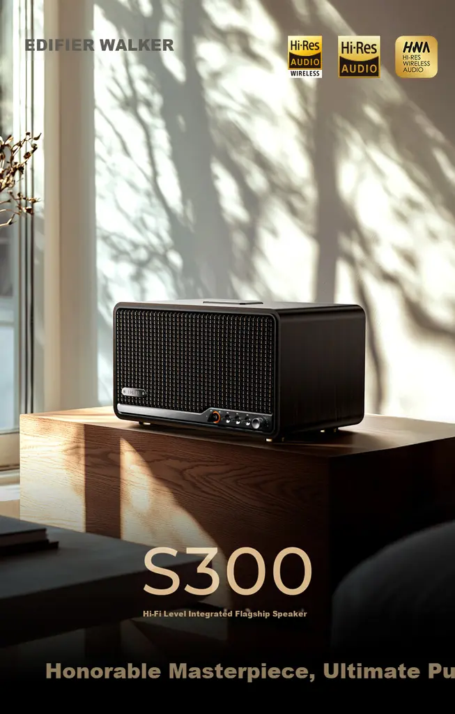 Edifier Bluetooth zvučnik S300, HiFi, Crni