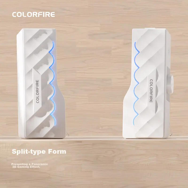 Colorfire Desktop zvučnici FS-D2101, RGB, Beli