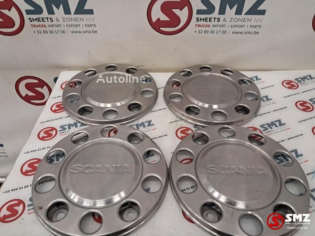 Scania Occ set van 4 wieldoppen 22,5" Scania ratkapna