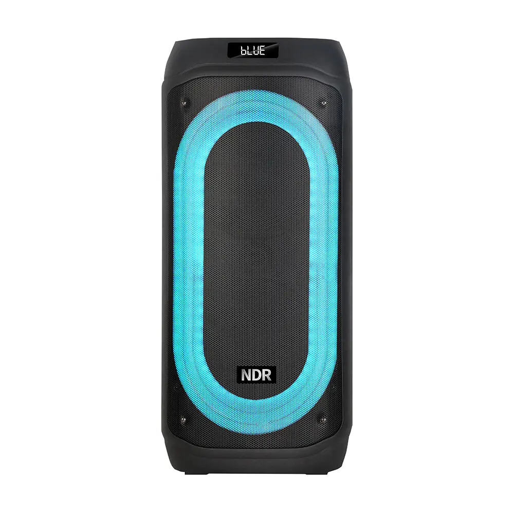 Ndr Bluetooth zvučnik 818, Sa dva mikrofona, 60 W, 2x8 inča, Crni