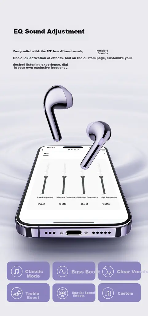 Edifier Bluetooth slušalice, Ljubičaste