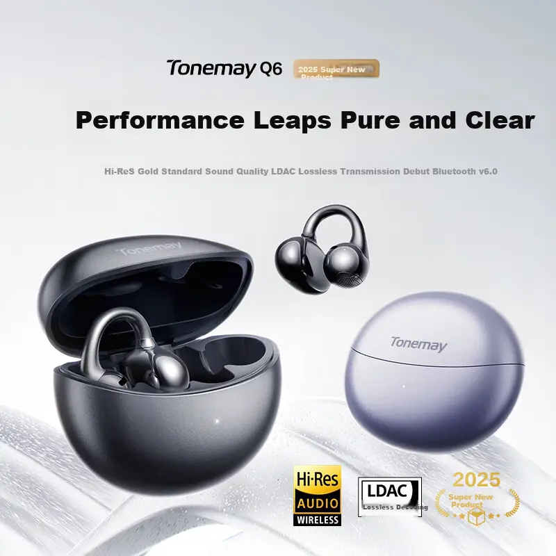 Tonemay Bluetooth slušalice Q6, Crne
