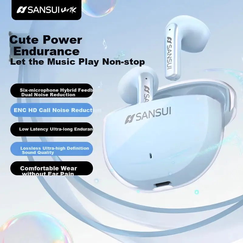Sansui Bluetooth slušalice W27, Plave