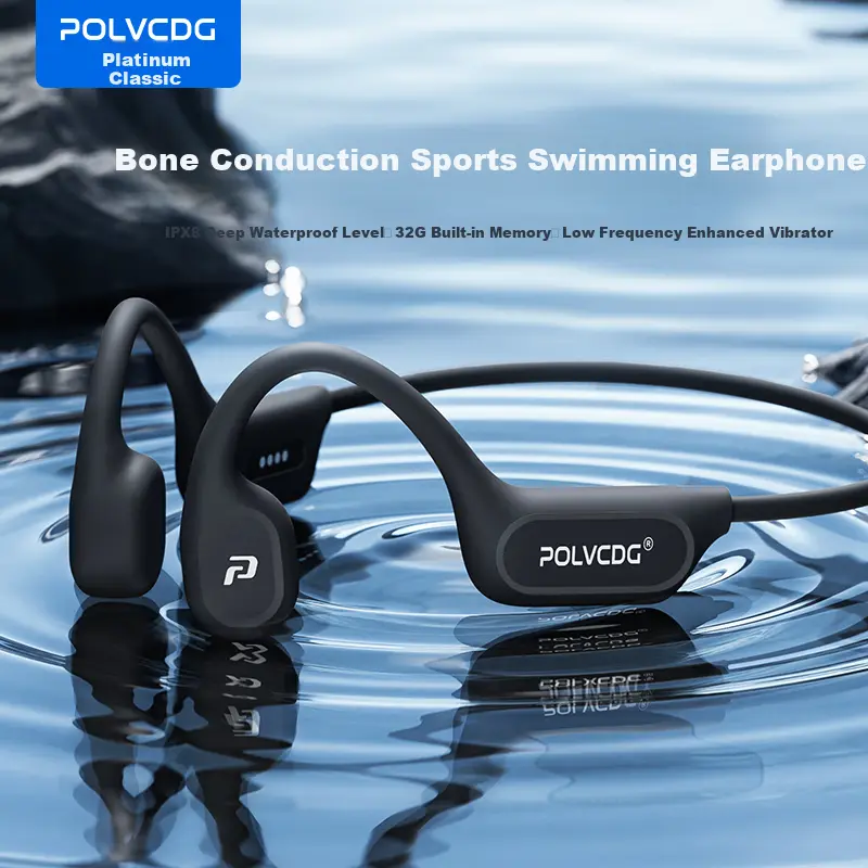 POLVCDG Bluetooth slušalice X9, Crne