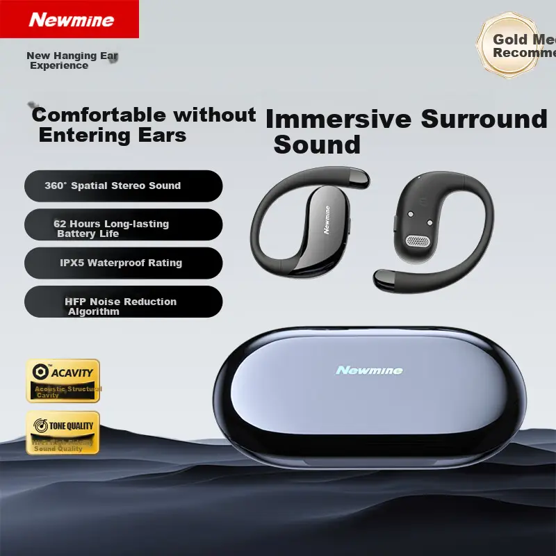 Newmine Bluetooth slušalice LY62, Crne