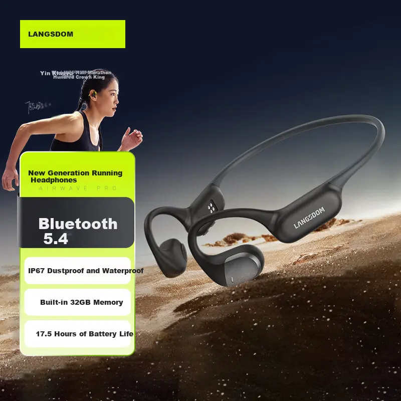Lanshidun Bluetooth slušalice AirWave Pro, Crne
