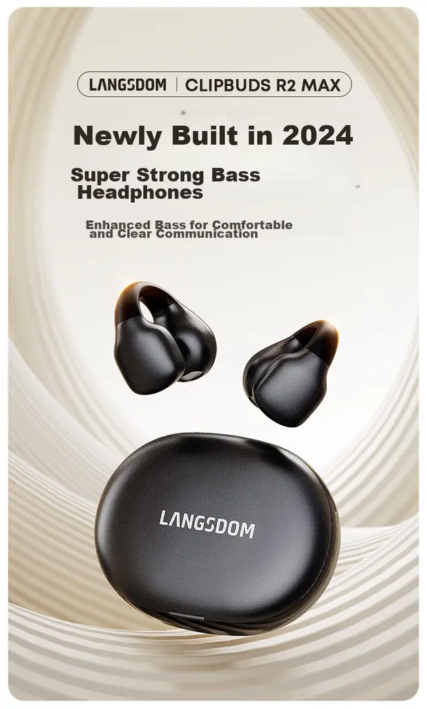 Lanshidun Bluetooth slušalice X1, Crne