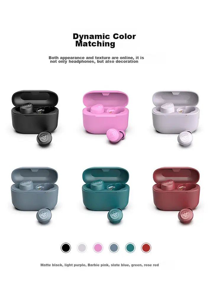 JLab Bluetooth slušalice Go Pop+, Roze