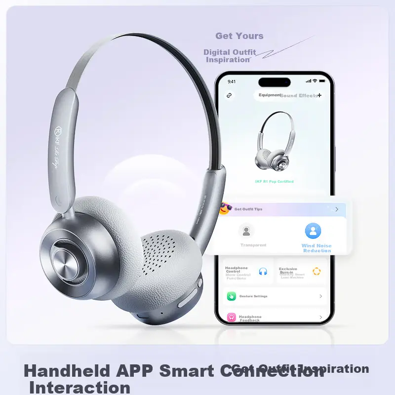 IKF Bluetooth slušalice R1, Srebrne boje